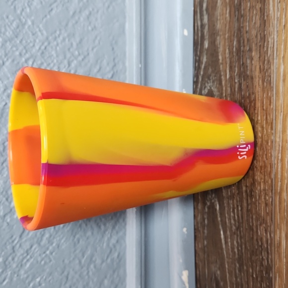 Silipint | Dining | New Retired Silipint 6 Oz Silicone Yellow Orange ...